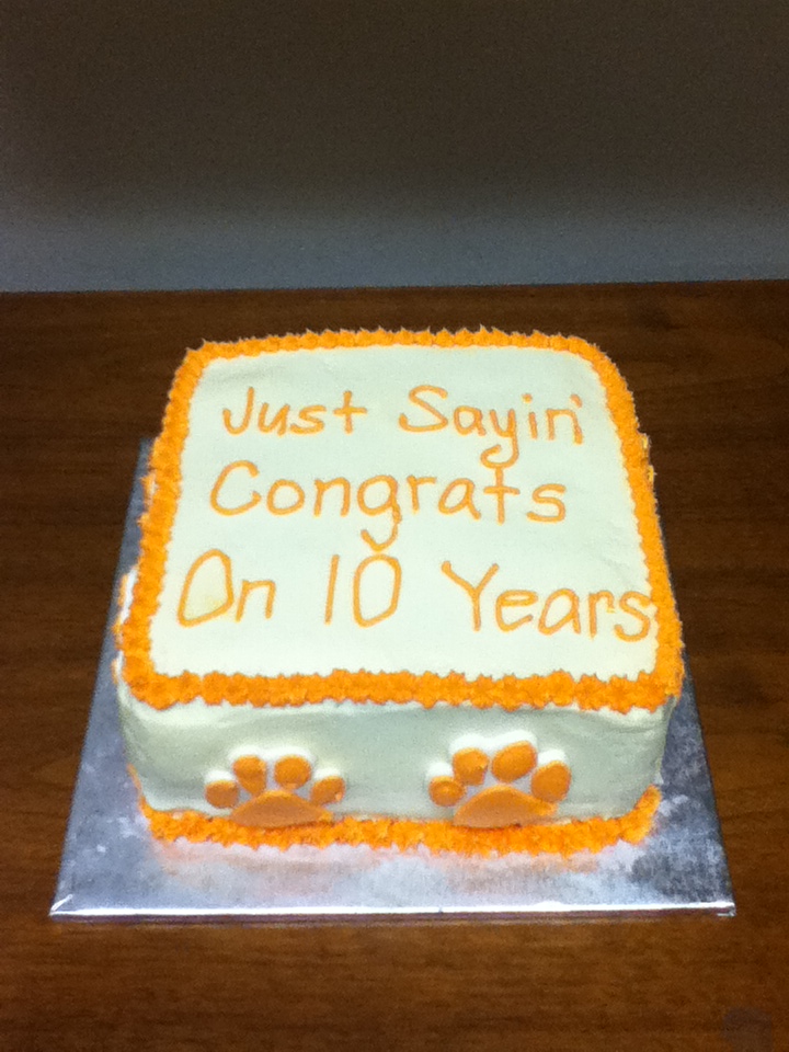 If It's Sugar: Clemson Cake