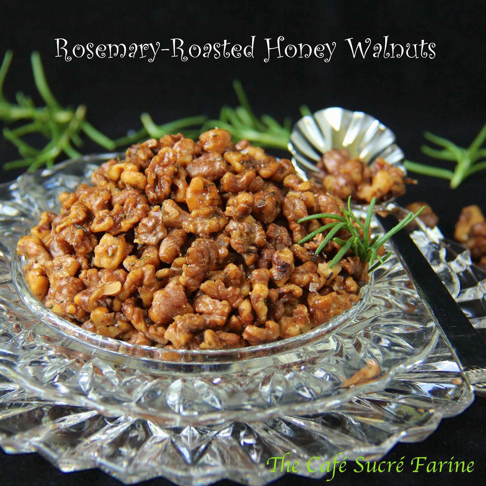 Rosemary-Roasted Honey Walnuts