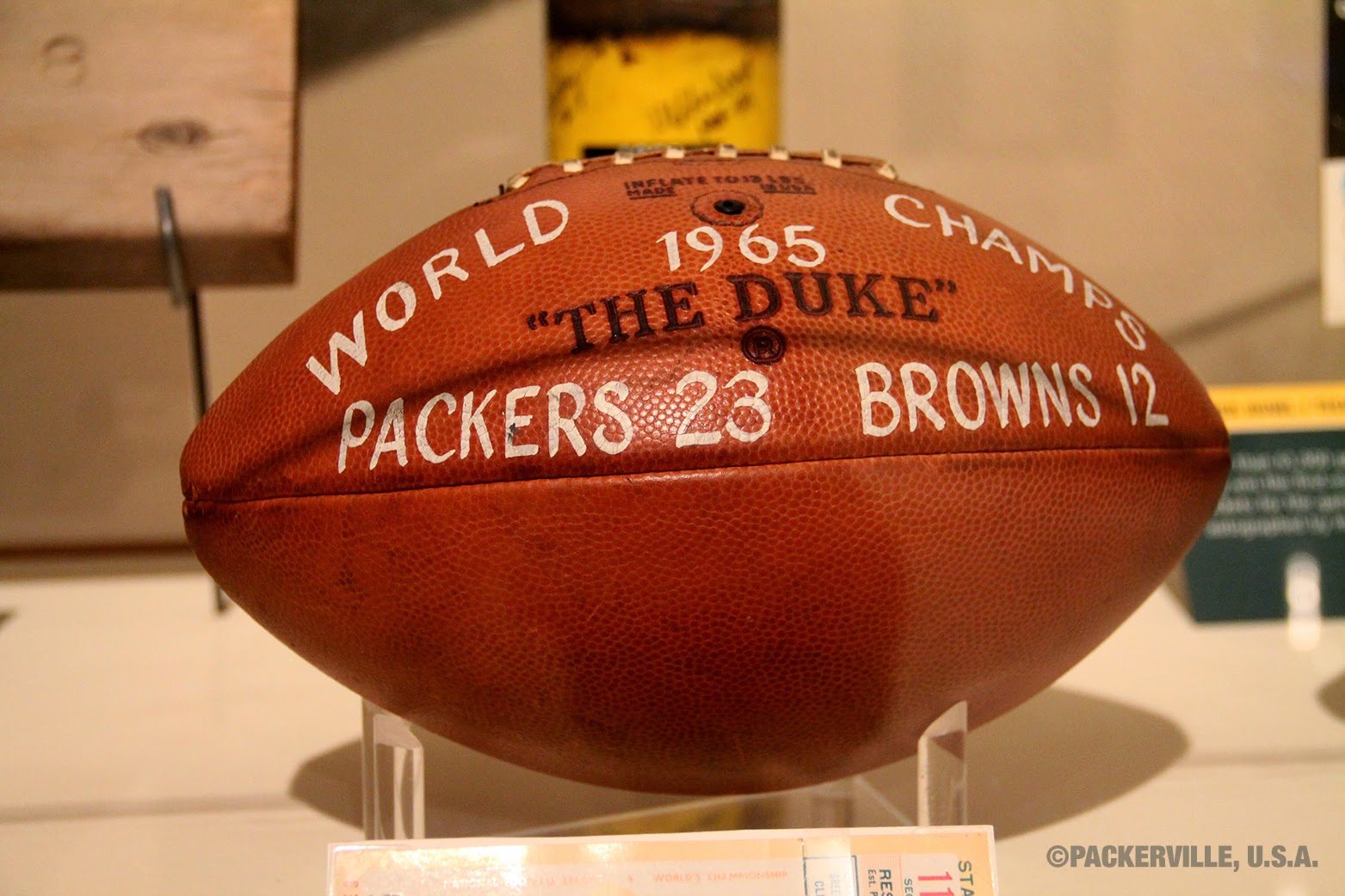 PACKERVILLE, U.S.A.: Hall of Fame at The Neville