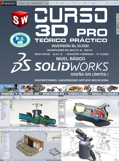 Curso de Solidworks ~ Tutoriales para el diseño..!