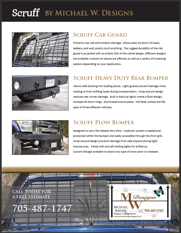 MICHAEL W. DESIGNS: NEW! Scruff