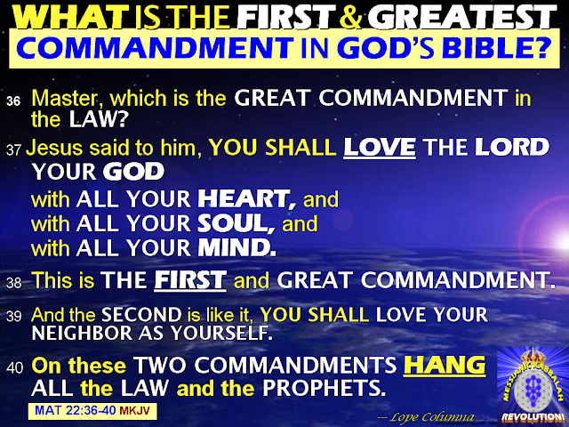 The BIBLE EXPLAINER & REVELATOR: Q642: What Is The FIRST COMMANDMENT of ...