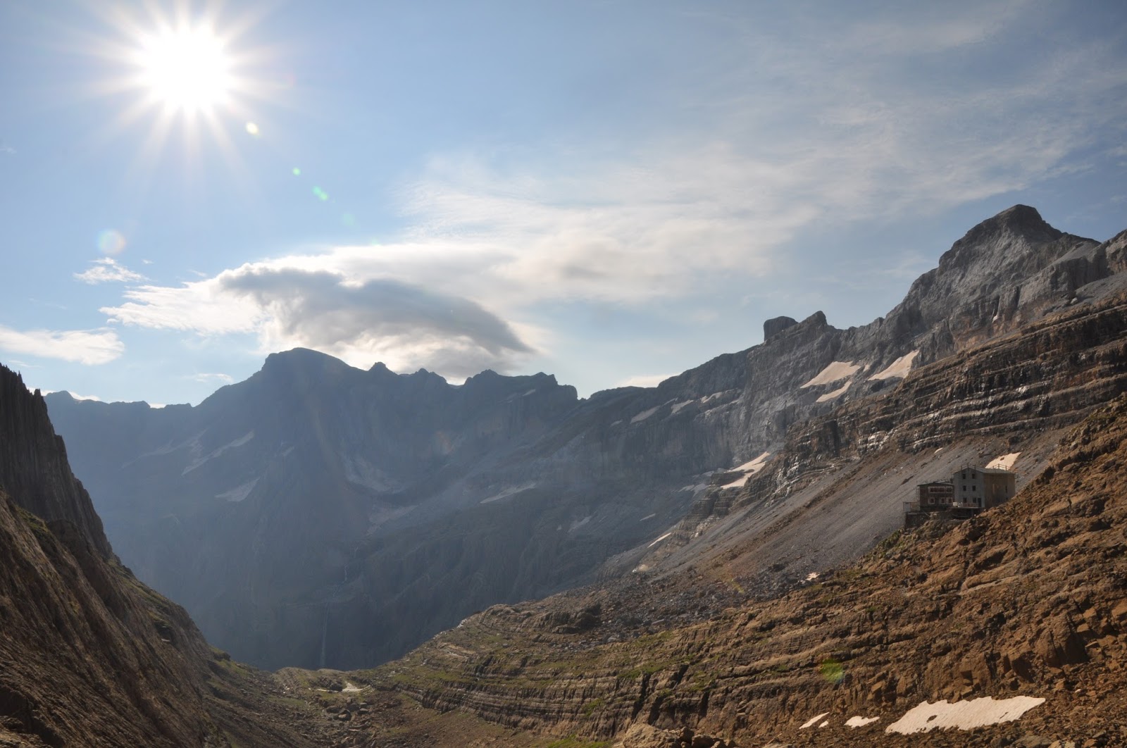 Tour du Marboré, 3009m, depuis le Col de Tentes.