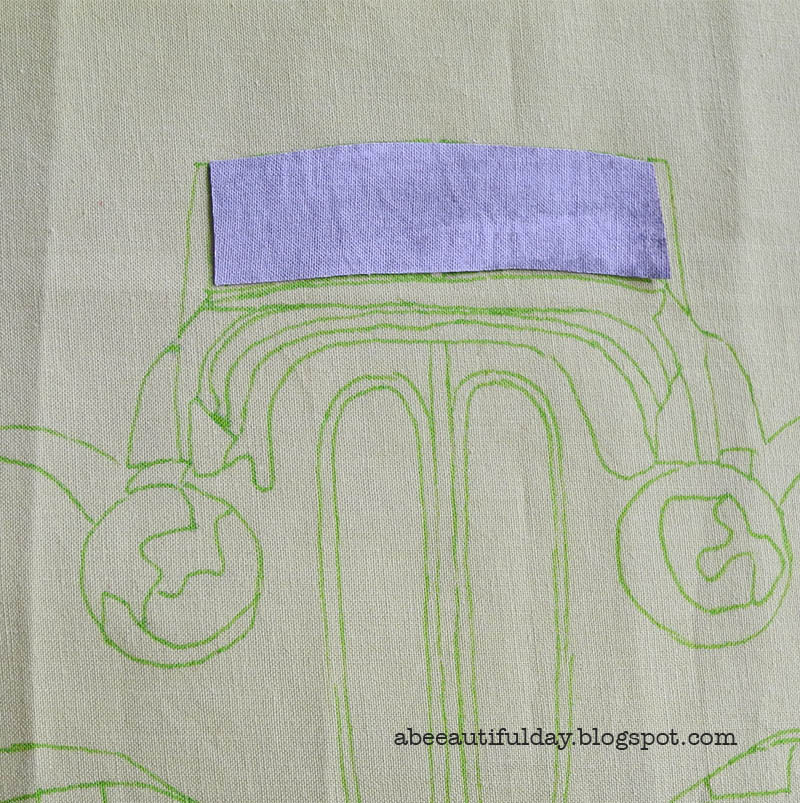 A Beautiful Day : Retro Car applique in a few steps
