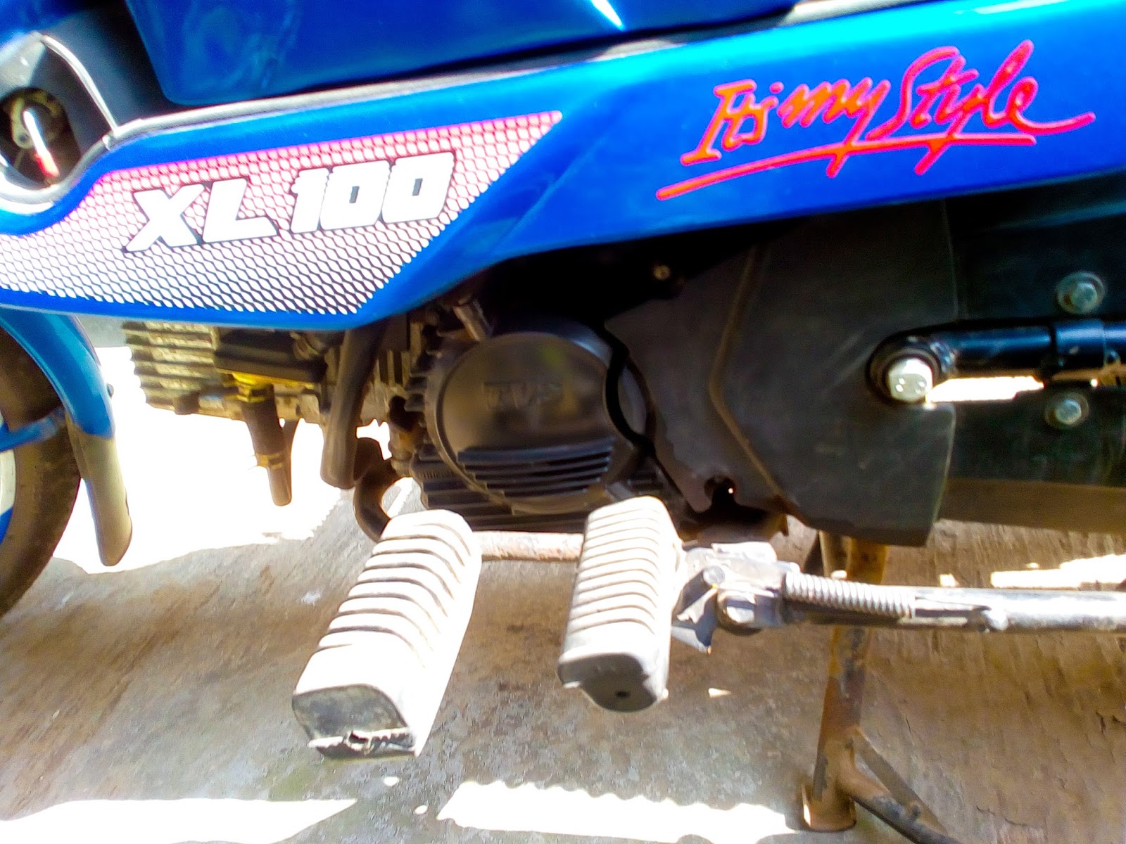 Modification Of TVS XL 100