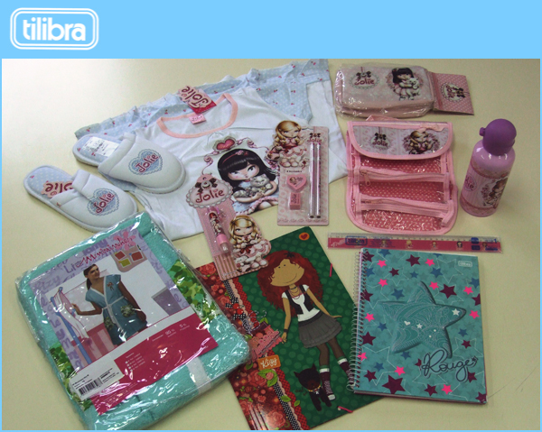Andreia Napoleão: Promoção Kit Tilibra - Jolie, Menininhas e Rouge