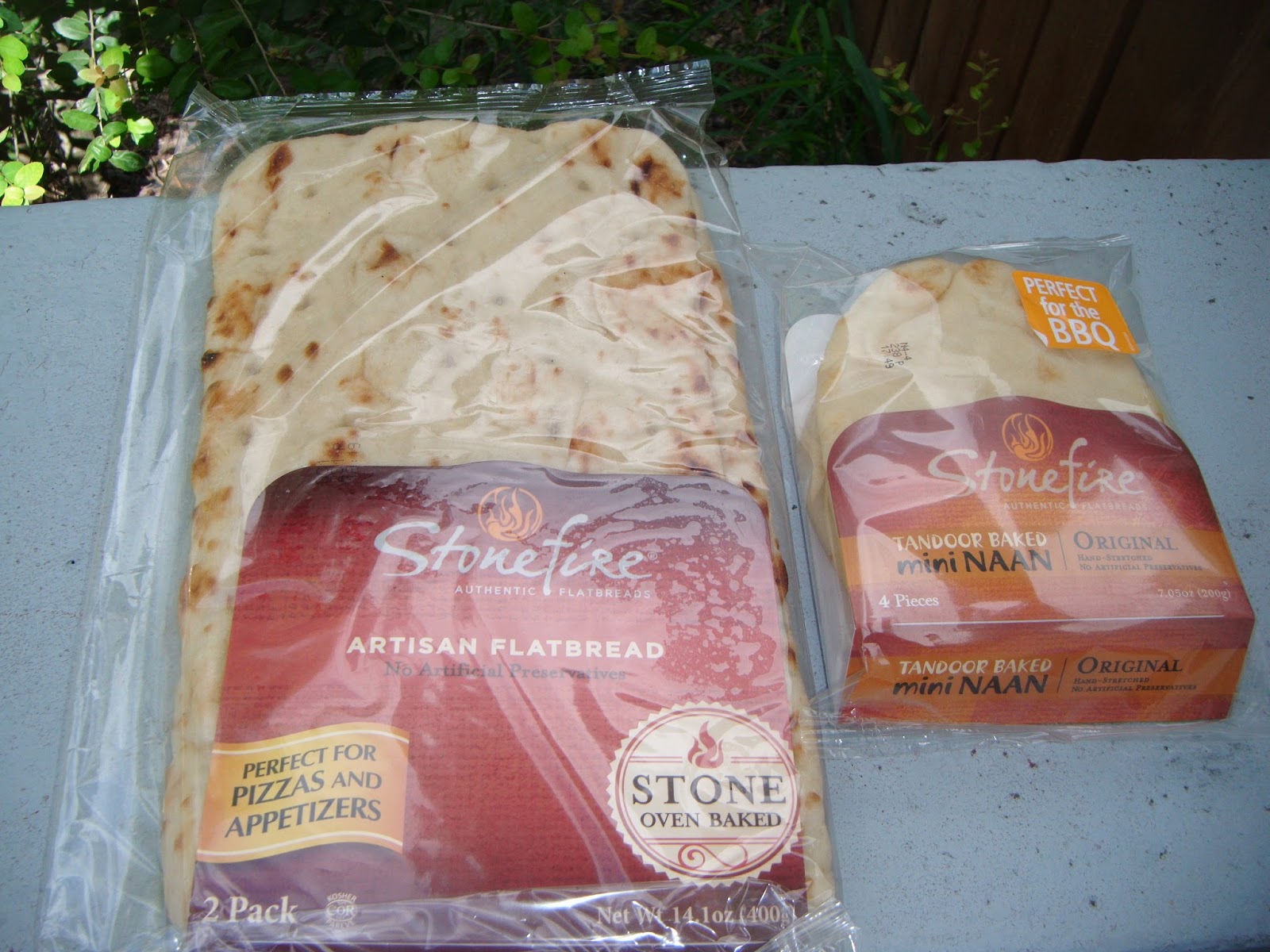 The ABCD Diaries: Stonefire: Flatbread, Naan, Pizza Crust, Oh My!