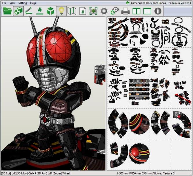 Kamen Rider Drive Paper Model