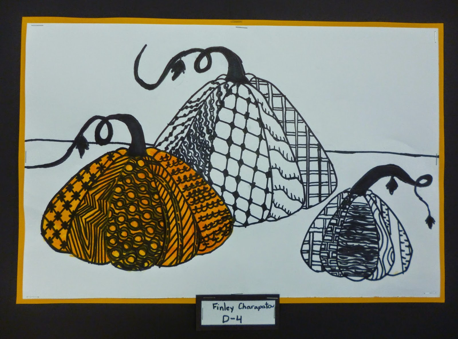 Zentangle Pumpkins