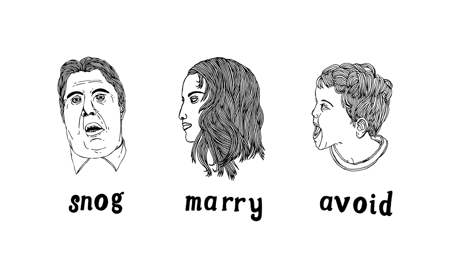 Ollie Stone Illustration by Ollie Stone: Snog, marry, avoid - The ...