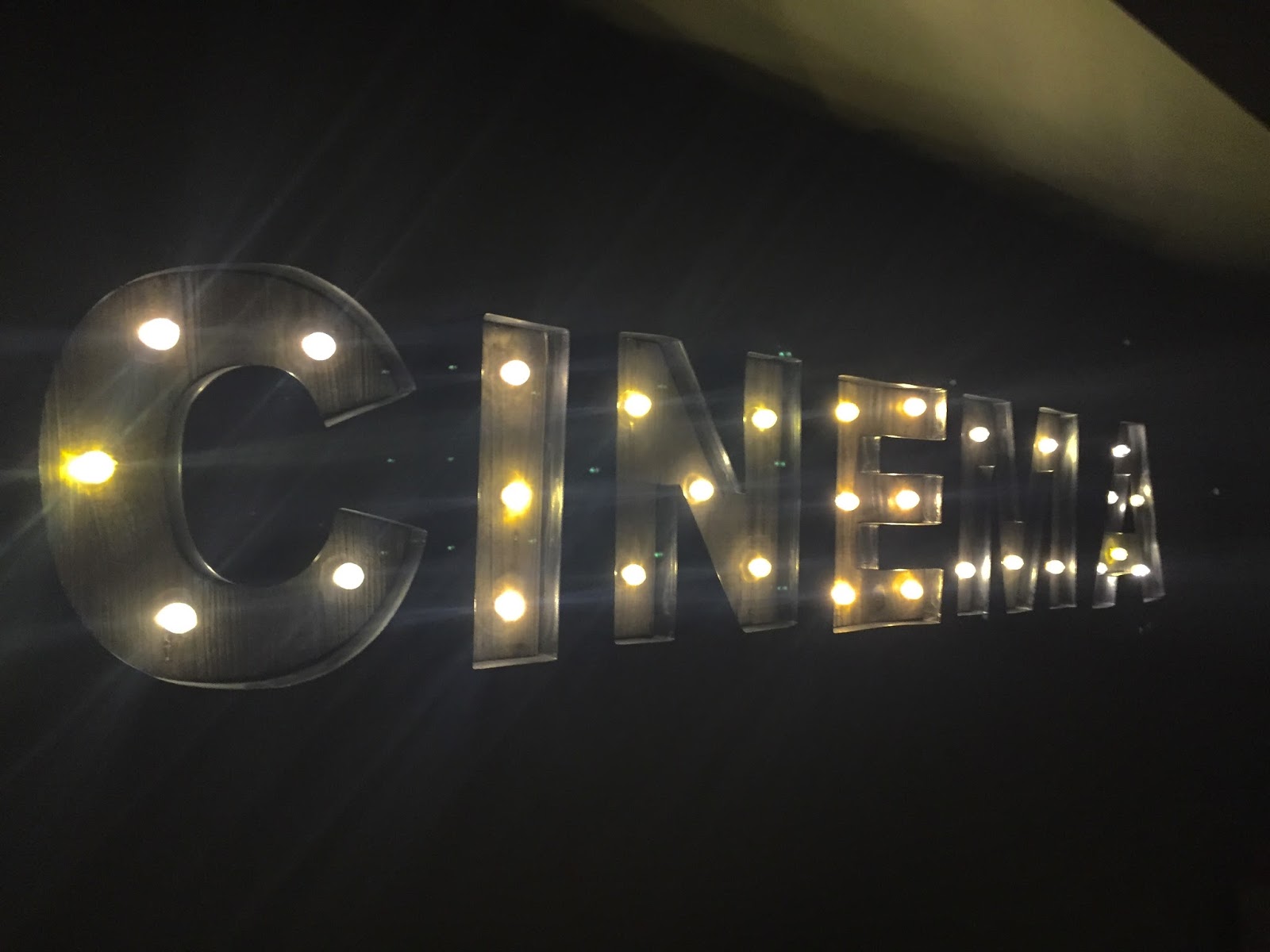 Semi-DIY Cinema Marquee Sign | R&R at home