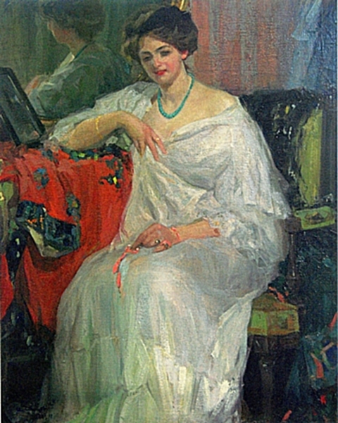 Ulisse CAPUTO (1872-1948) | Catherine La Rose ~ The Poet of Painting