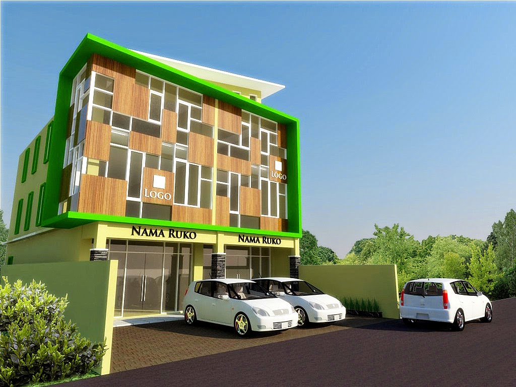 Rani Fara Yunia: Desain ruko 3 lantai