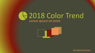 2018 Color Predictions Show in PowerPoint Template
