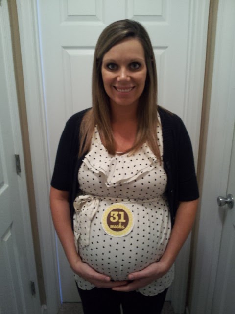 He & She = Baby P!!!: 31 weeks pregnant!