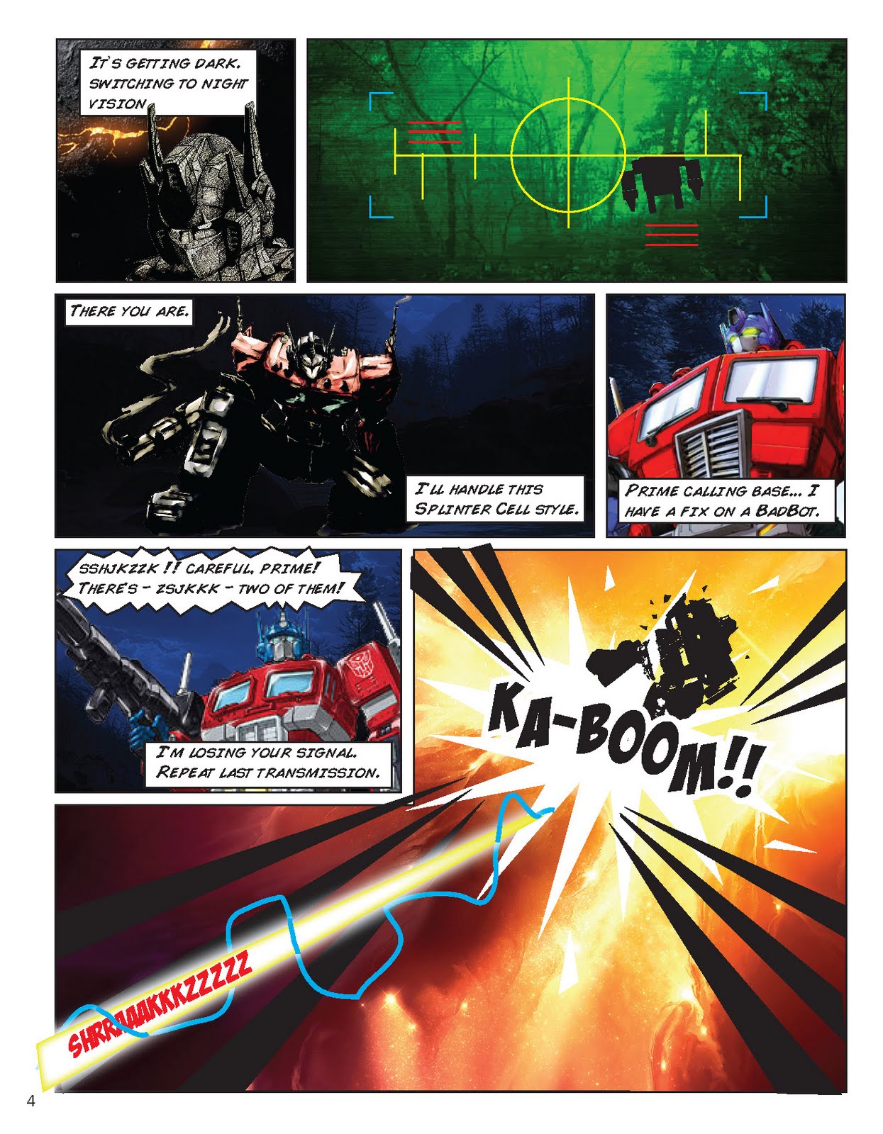 The Search for Prime Bot!: BATTLE of the BOTS comic