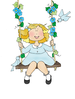 Free Dearie Dolls Digi Stamps: Spring Swing