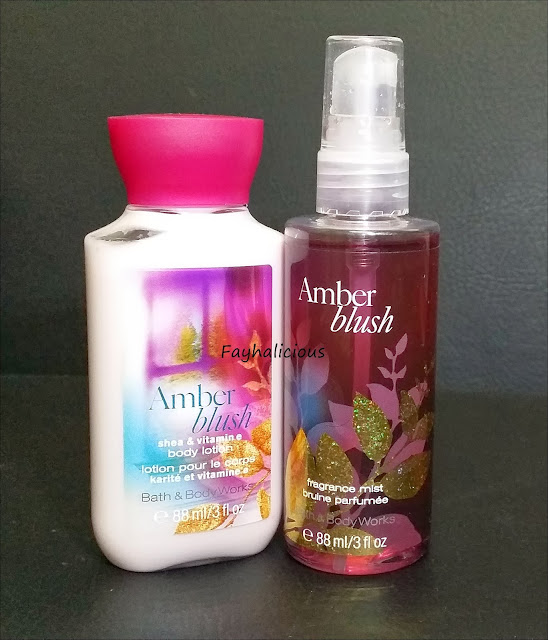 Fayhalicious: Bath & Body Works - Amber Blush