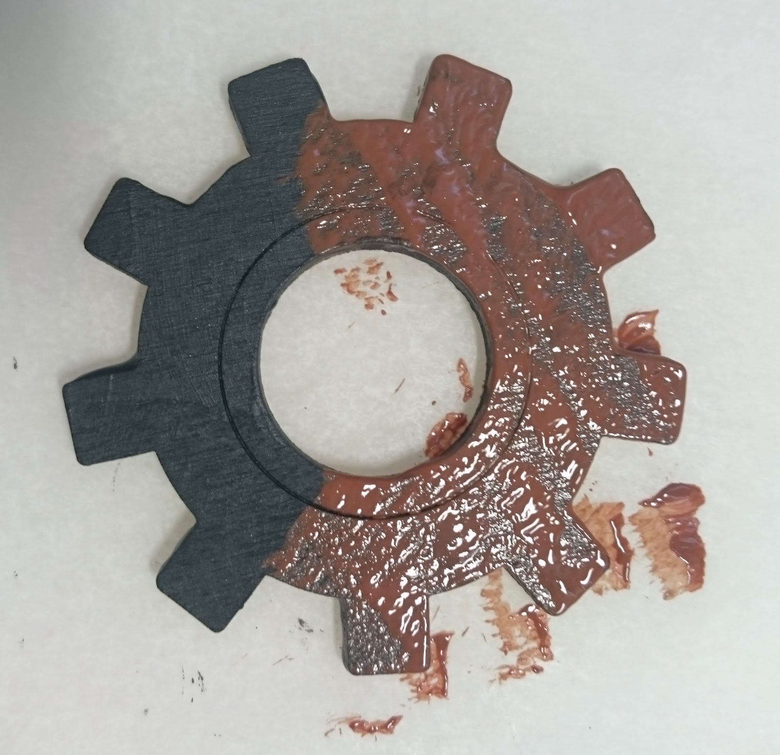 Stamps and Stencils : Faux Rust Technique Tutorial