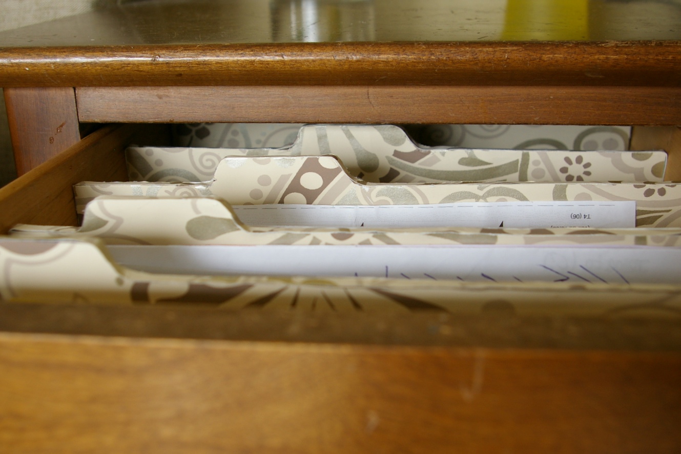 Real Life, Organized.: DIY: Custom Filing Dividers