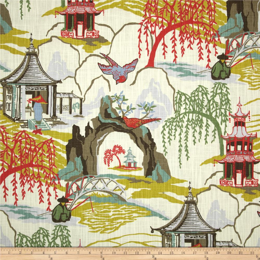 Vintage Flower Fabric Robert Allen