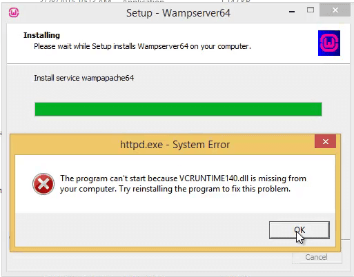 Wamp Server Installation Errors And Solutions ~ Web Lessons