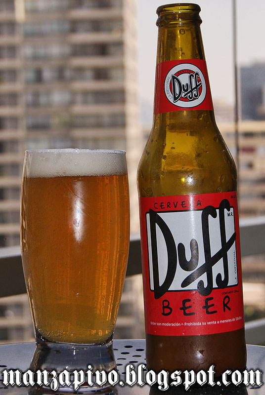La cerveceria de Neo Manza: Cerveza Duff, hecha en Chile