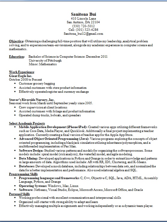 Assisted Customers Sample Resume Format in Word Free Download