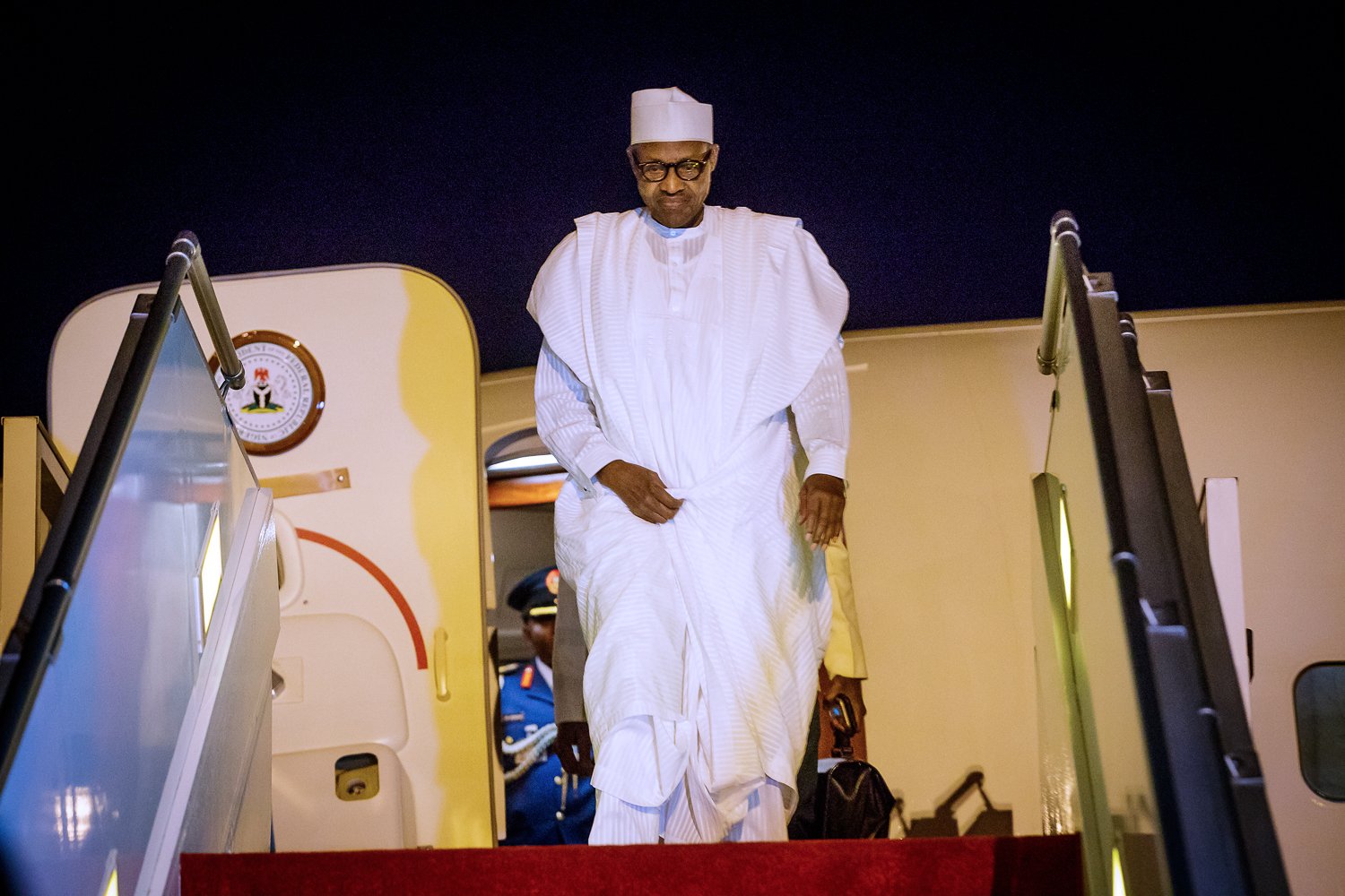 President Muhammadu Buhari Arrives Dakar, Senegal Ahead Of Presidential ...