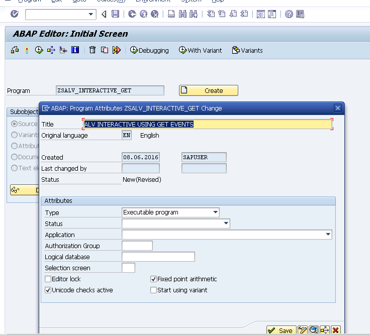 SAP TECH: ALV Interactive Report using 'REUSE_ALV_EVENTS_GET' function module