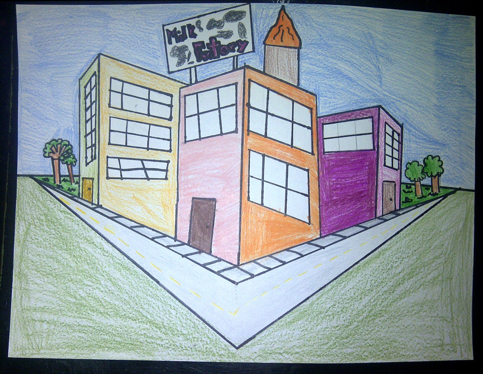 Ms. Maryann's Art Class: Two Point Perspective: 5th and 6th