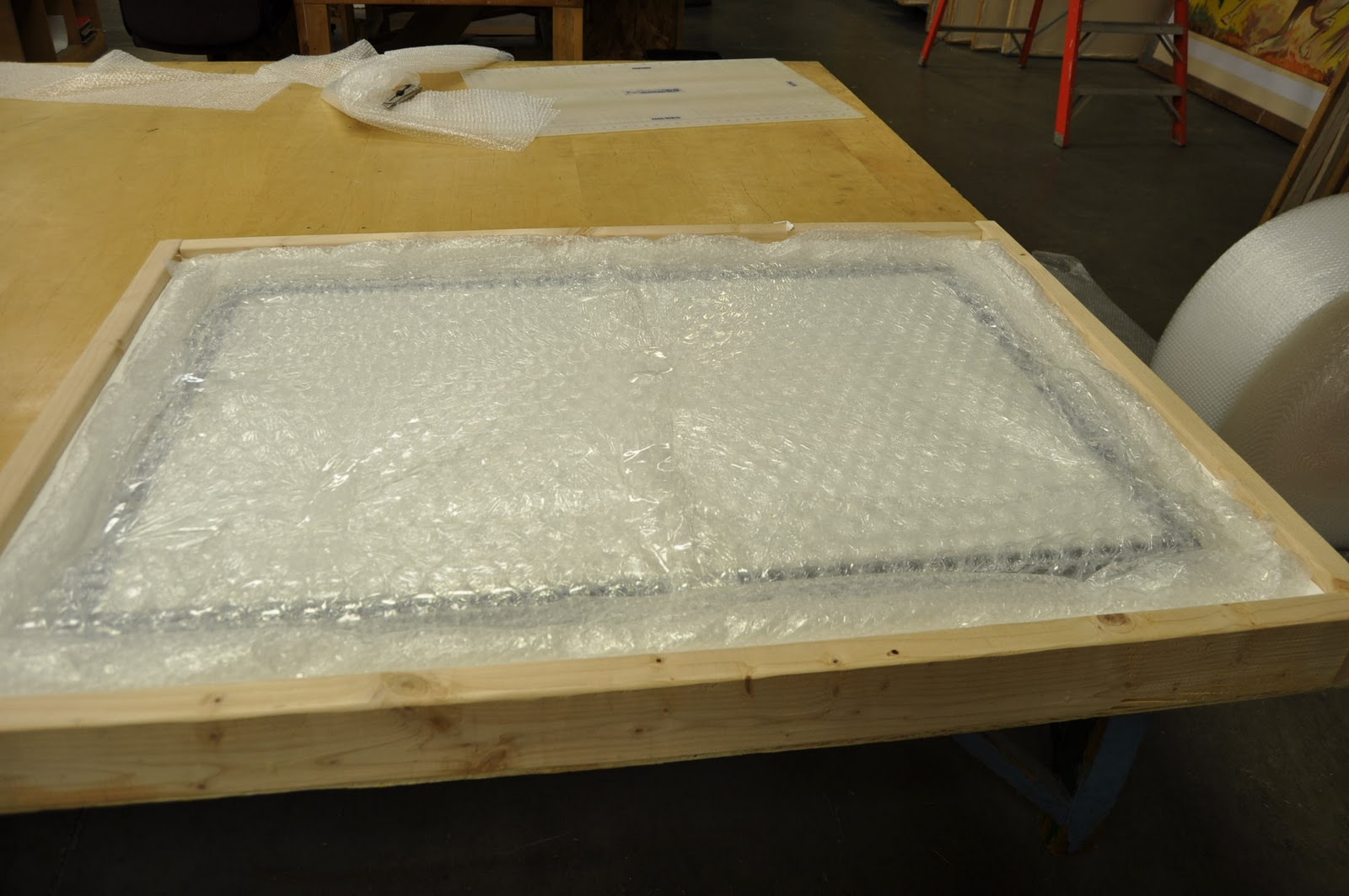 A couple of crates and the beginnings of a serial