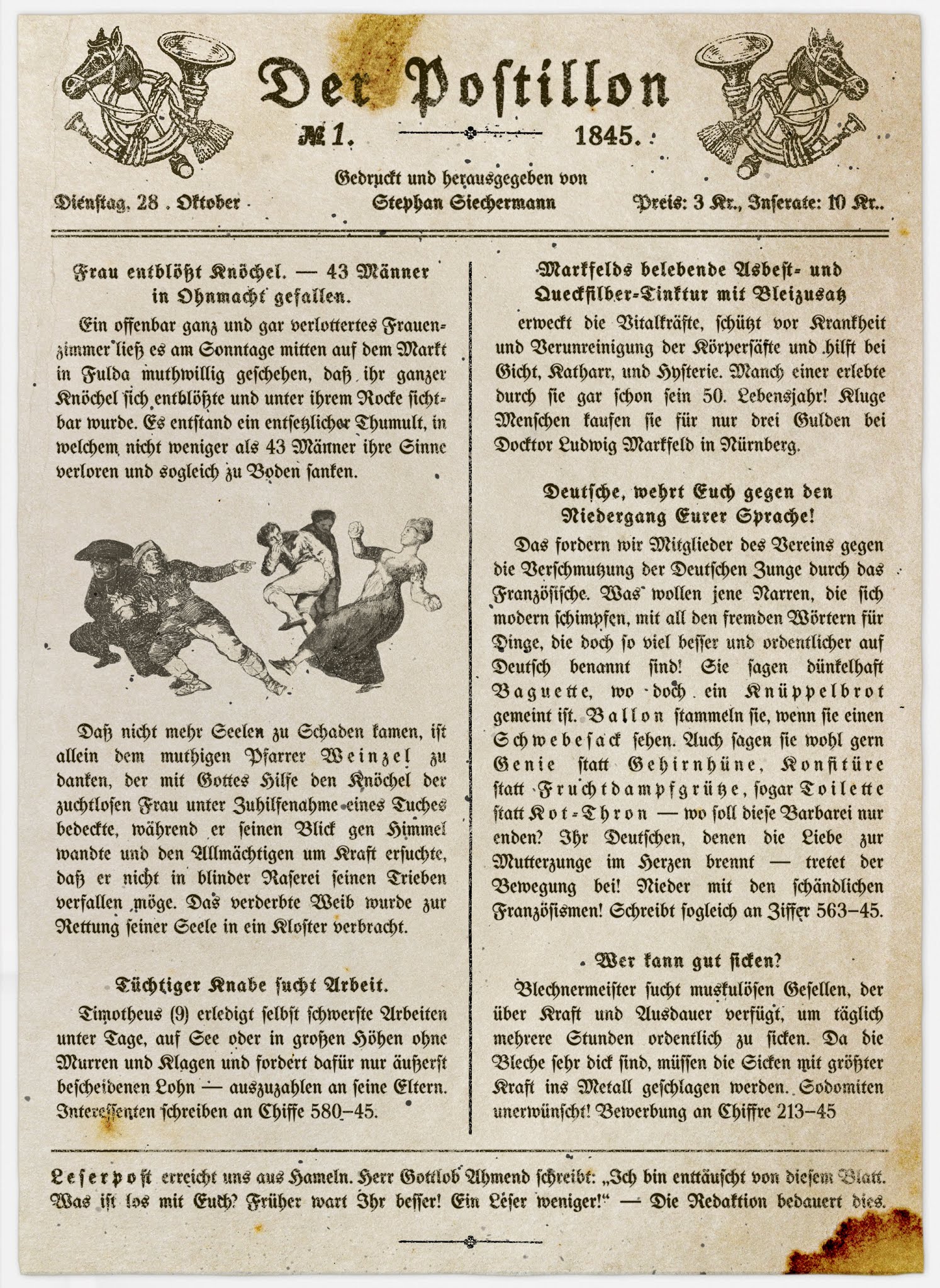 Der Postillon 1845-heute