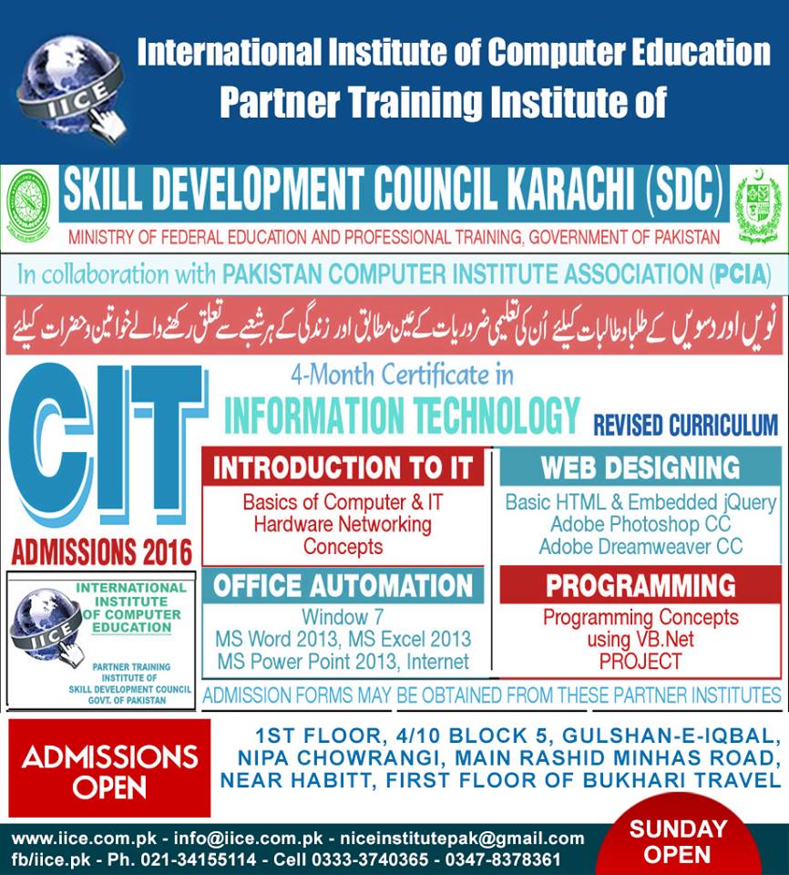 ACME Classifieds: Computer Courses | IICE | International Institute of ...