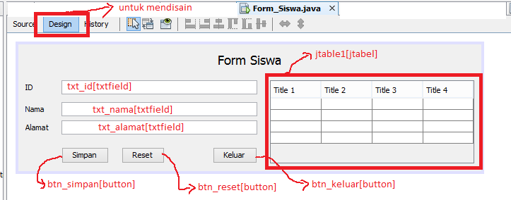 Cara Membuat Tombol Simpan di Java Netbeans Ke Database MySQL ~ JONCODE