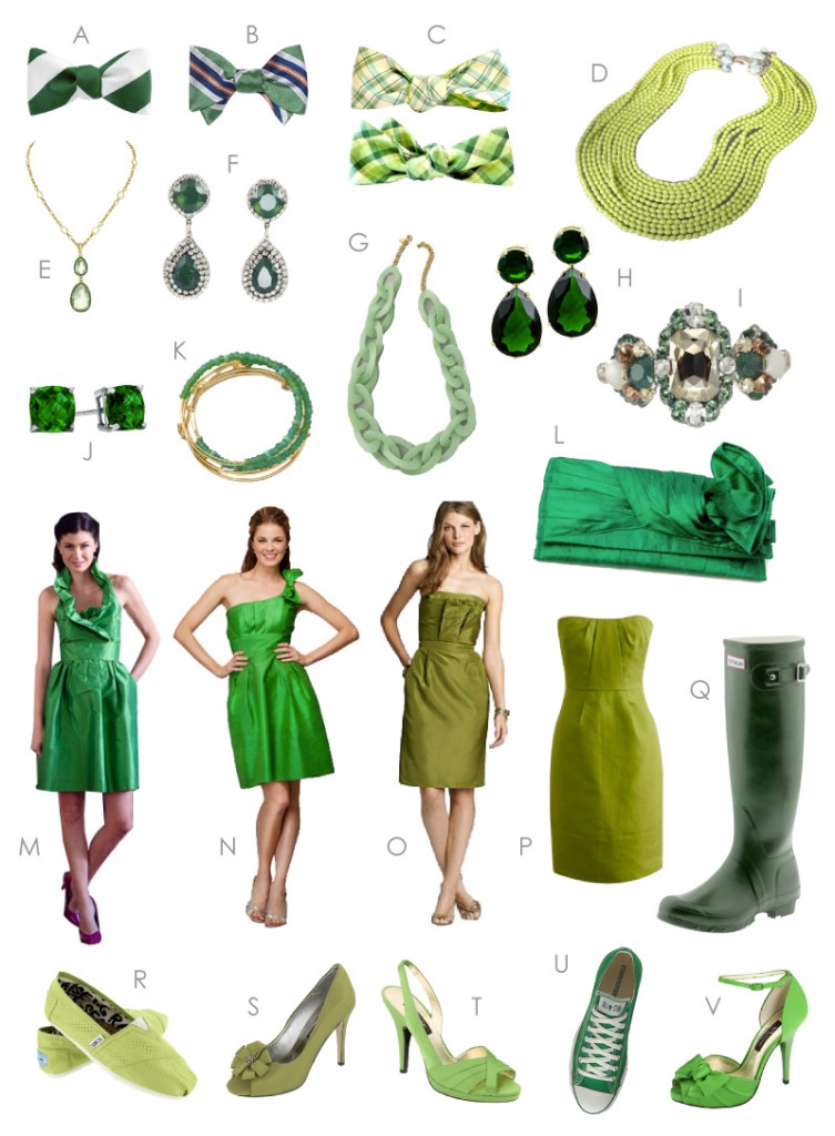 WDW (WEDDING DAY WEEKLY ) BLOGGING FOR BRIDES: Kelly Green Inspiration ...