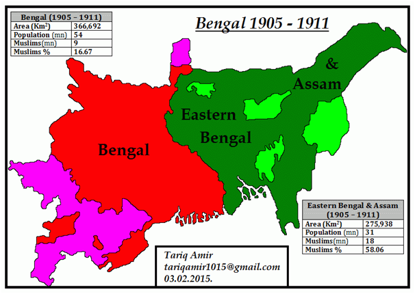 Indian Modern History: Partition of Bengal (1905)