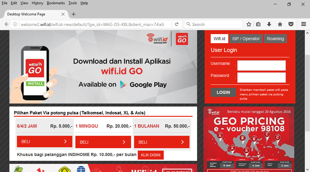 Cara Hack Web Login Wifi Telkom - retronewline