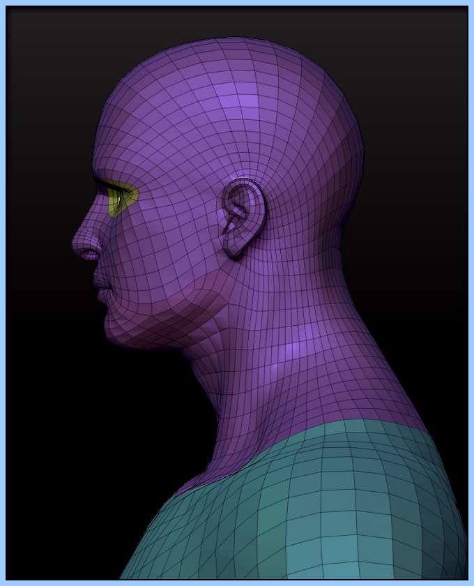 Nick Zuccarello's Art Blogspot: Human Male Topology 3.0