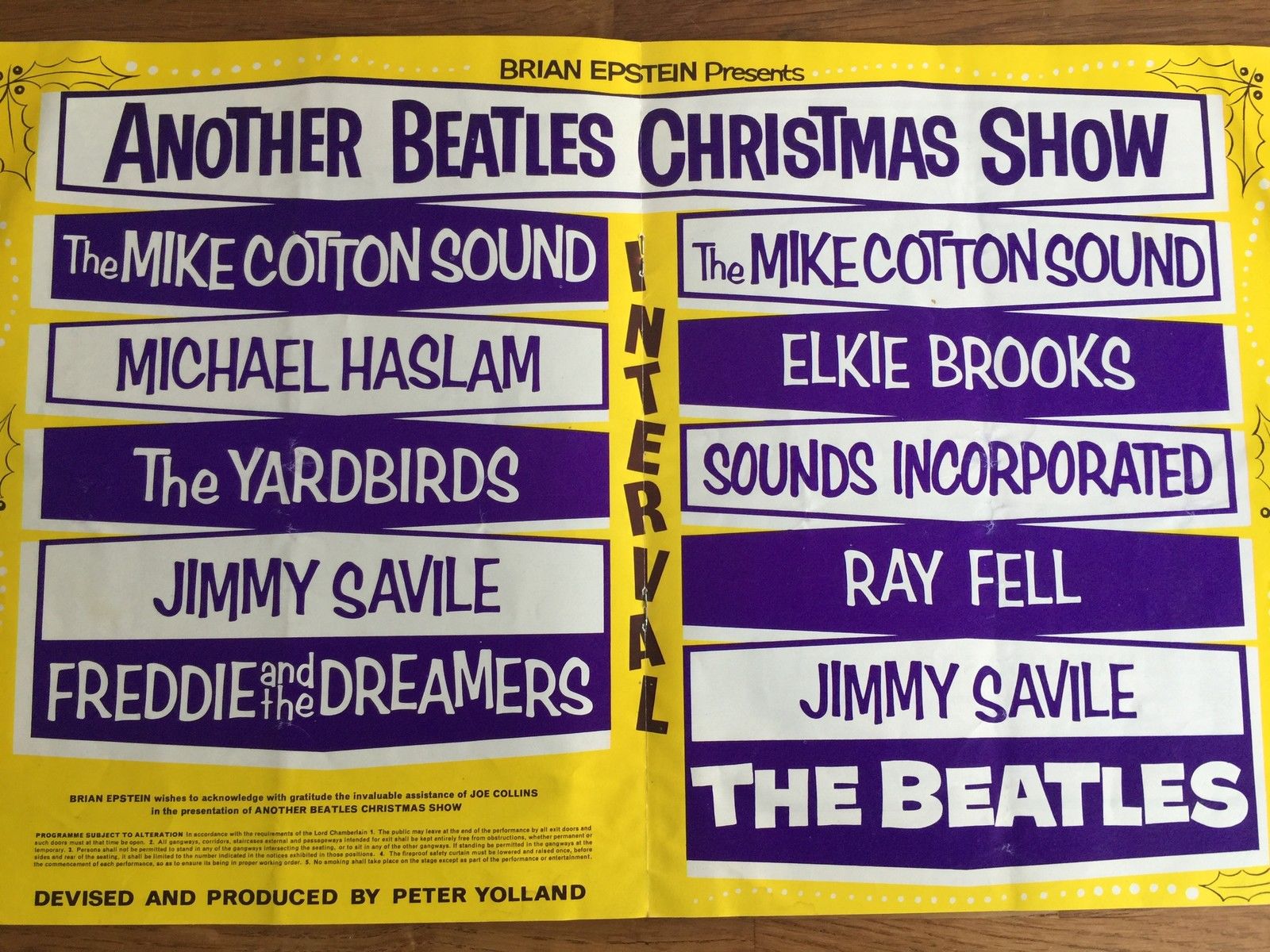 The Glass Onion Beatles Journal: Vintage Beatles 1964 Christmas Show ...