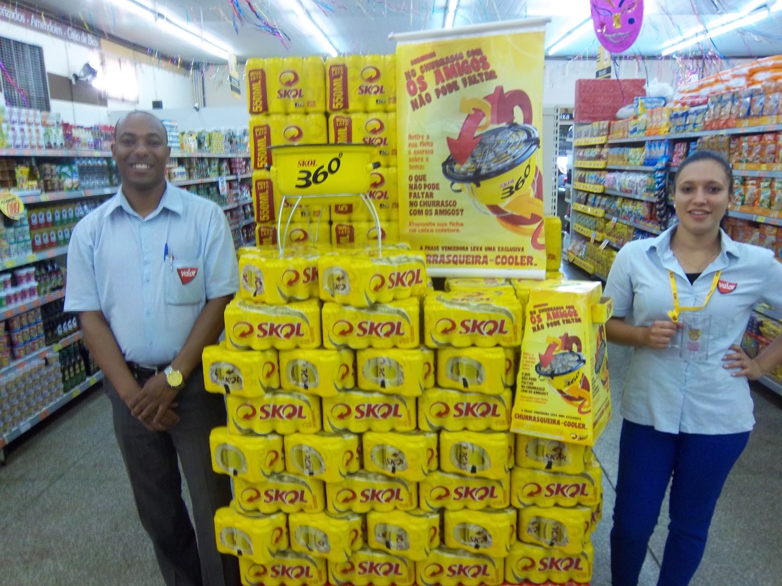 Supermercado Bela Vista - Santa Margarida: Promoção de Skol 360º