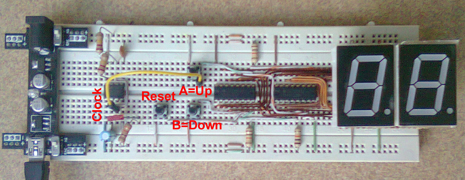 Karyaku: 0-9 Up/9-0 Down Counter dengan CD40110