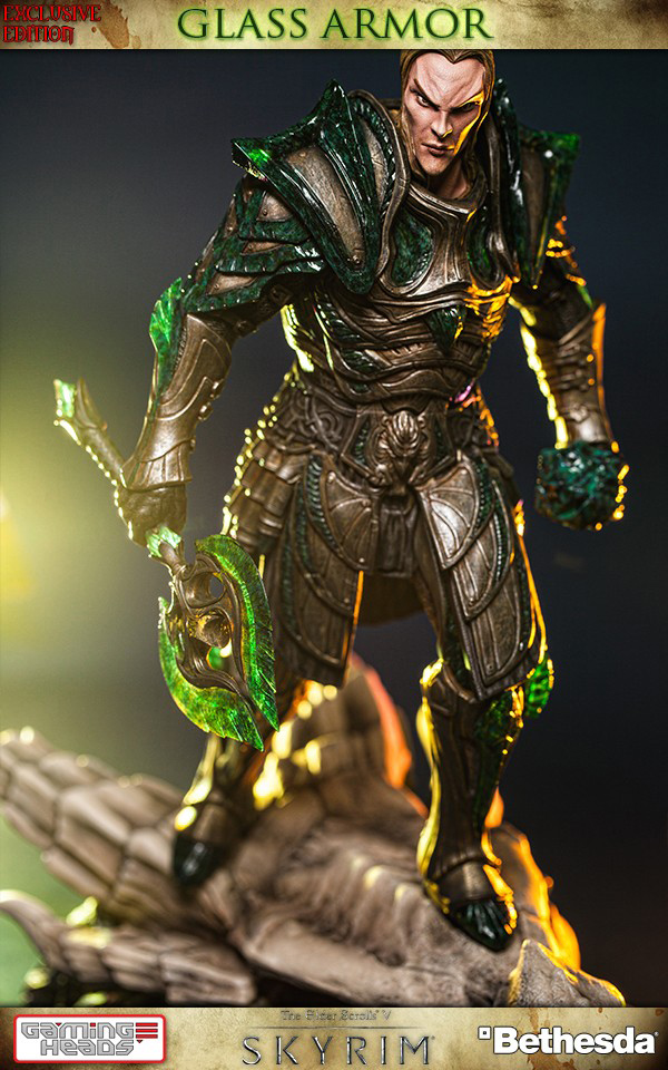 The Elder Scrolls V: Skyrim - Glass Armour (Gaming Heads)
