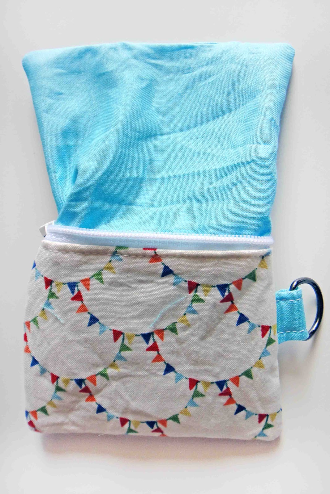 The Gilded Hare: zippered keychain clutch