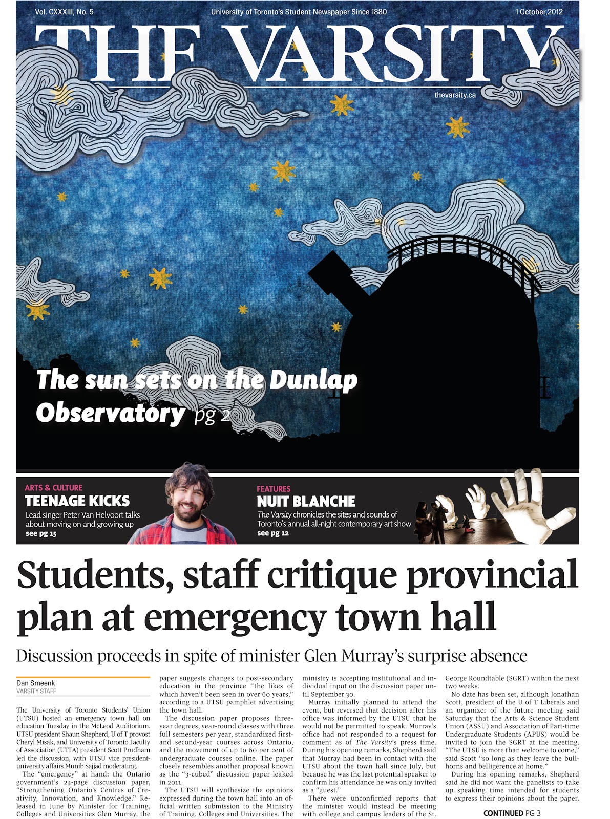 My whole Life: Canadian student newspaper