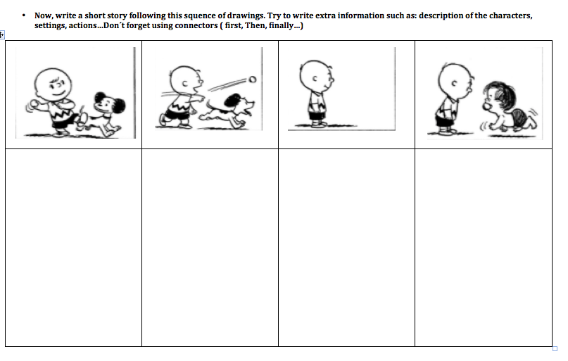 OUR ENGLISH CLASS: Following the sequences