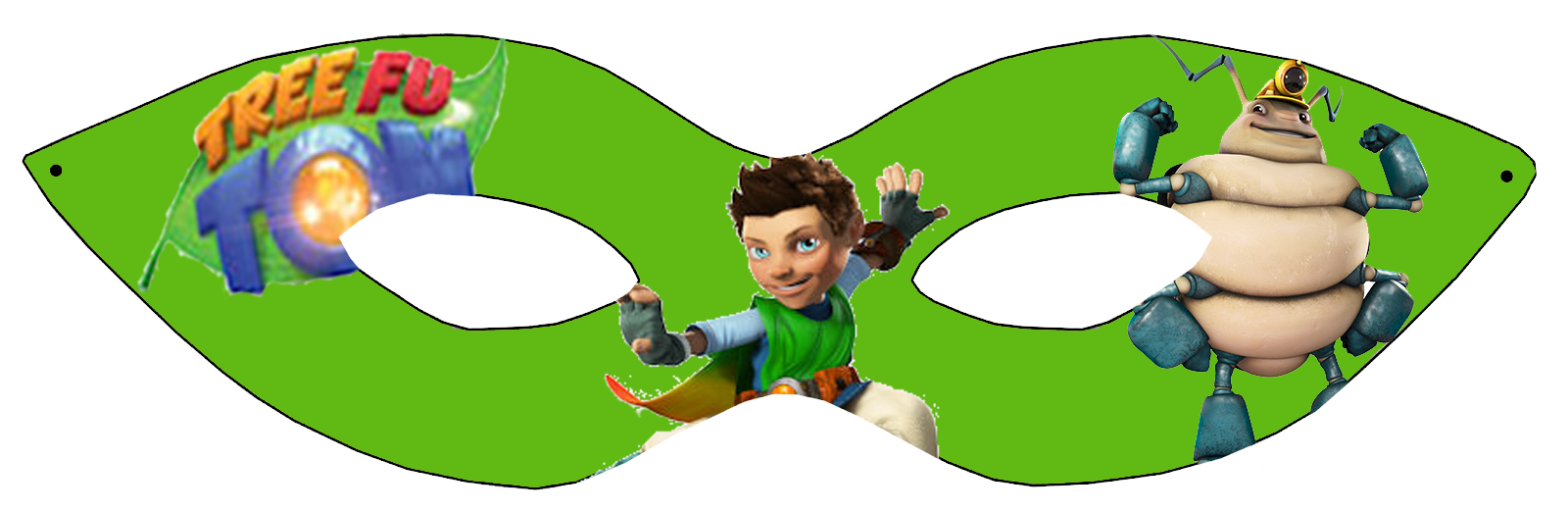 Tree Fu Tom: Free Printable Mask. - Oh My Fiesta! in english