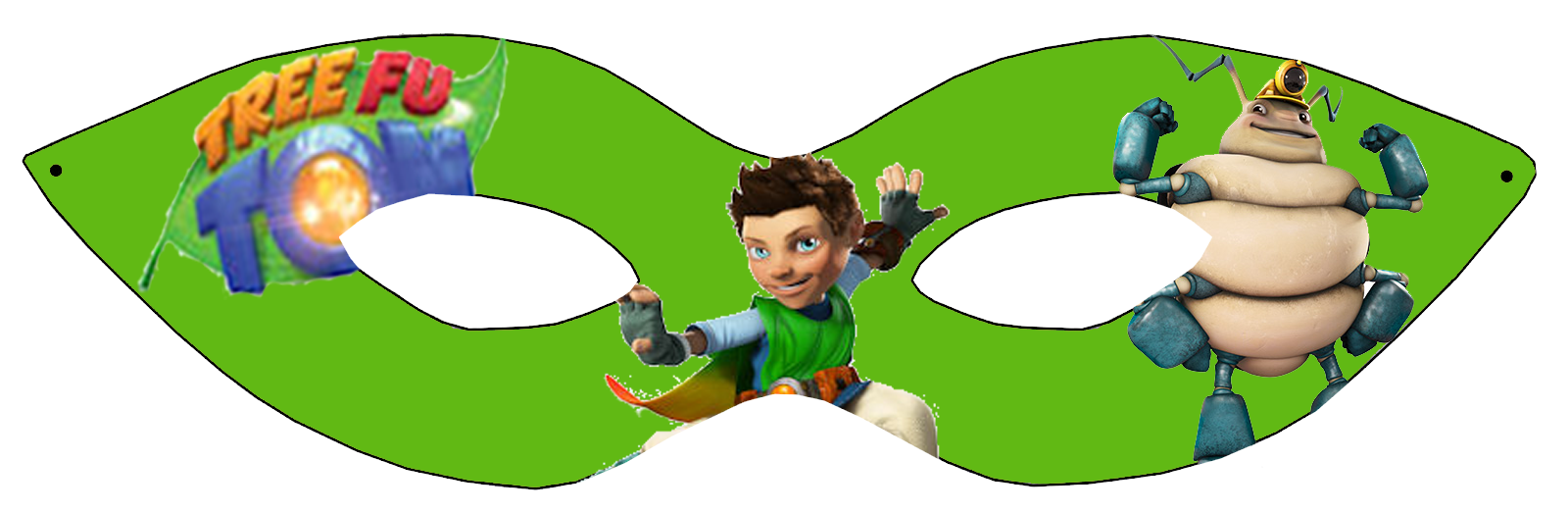Tree Fu Tom: Free Printable Mask. - Oh My Fiesta! in english