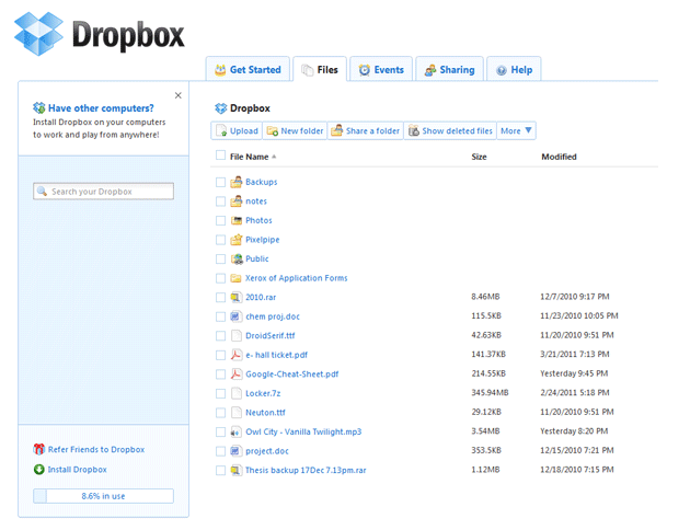 Manussakama: පෙට්ටියට දැමීම හෙවත් Dropbox