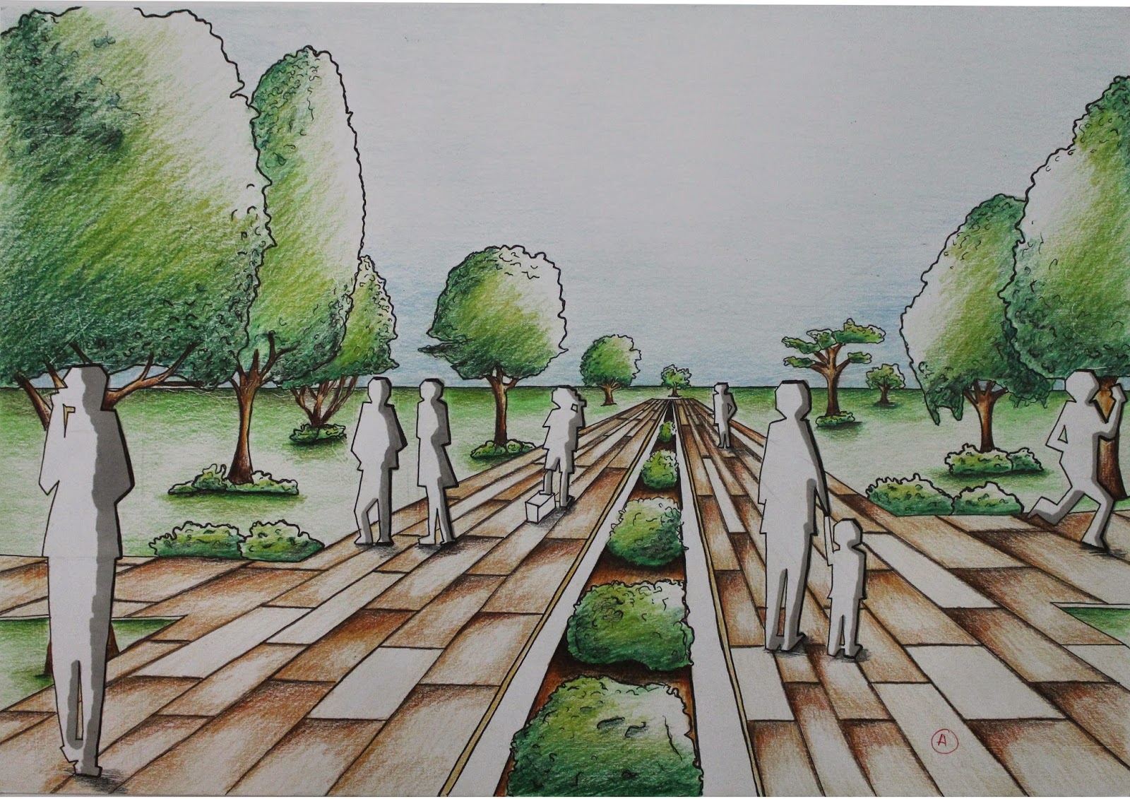 デザイナー Yuuki : ASSIGNMENT 1.2- HUMAN FIGURE & PLANTS